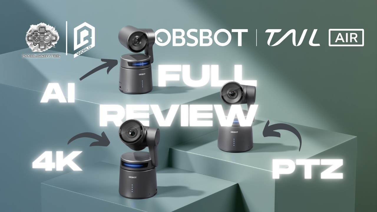 PLB World - OBSBOT Tail Air AI-Powered 4K PTZ Streaming Camera - YouTube