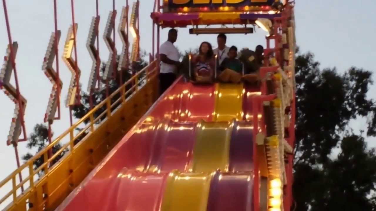 July 14th - Riding the Super Slide @ the OC Fair - YouTube