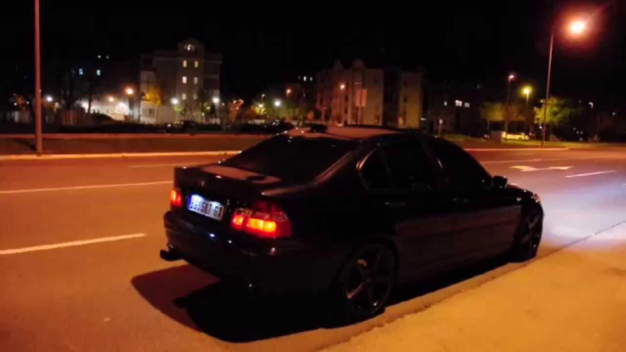 BMW e46 DIESEL exhaust sound - YouTube
