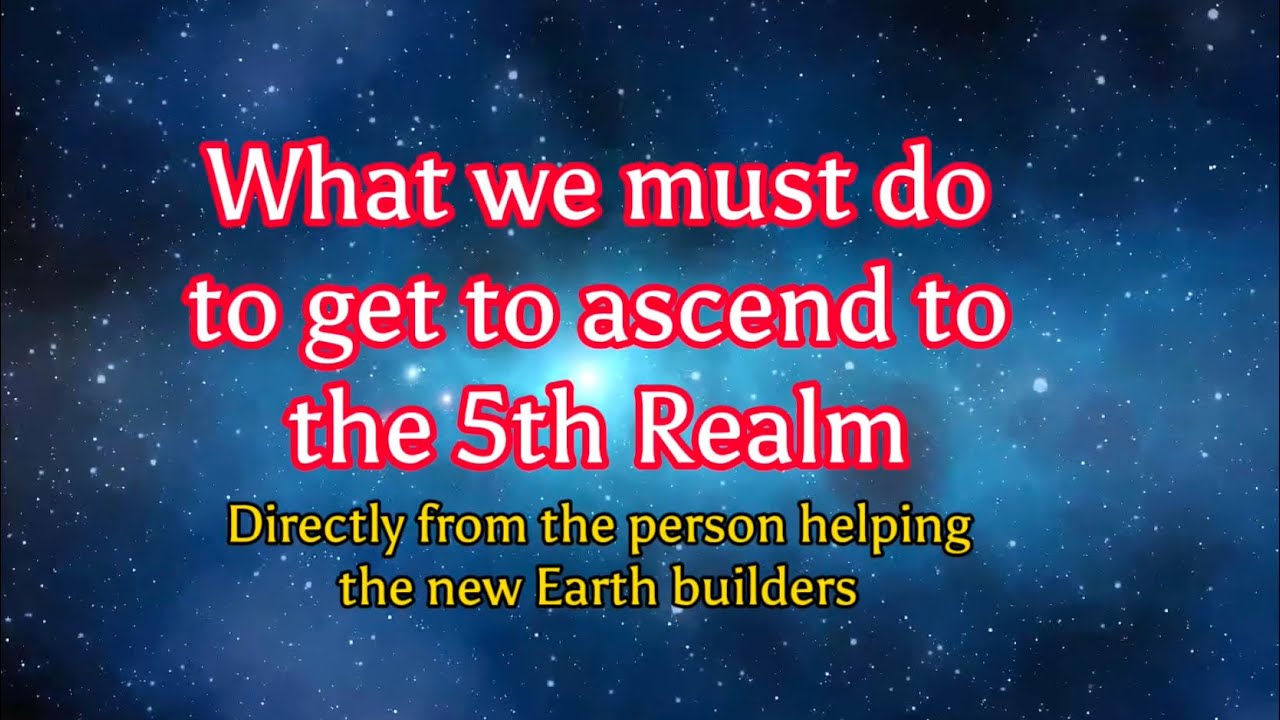 Ignore BS! Exactly how to get to 5th Dimension/realm #ascension ...