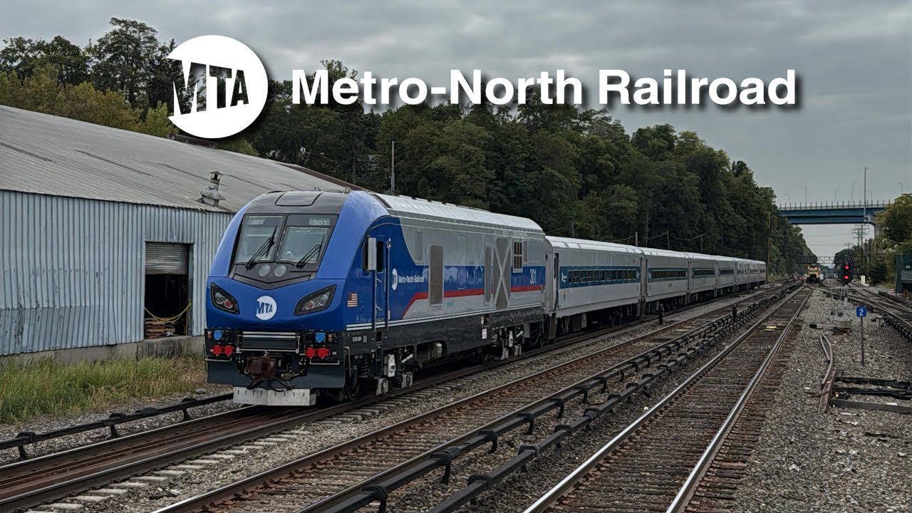 Metro North Railroad New Siemens charger action - YouTube