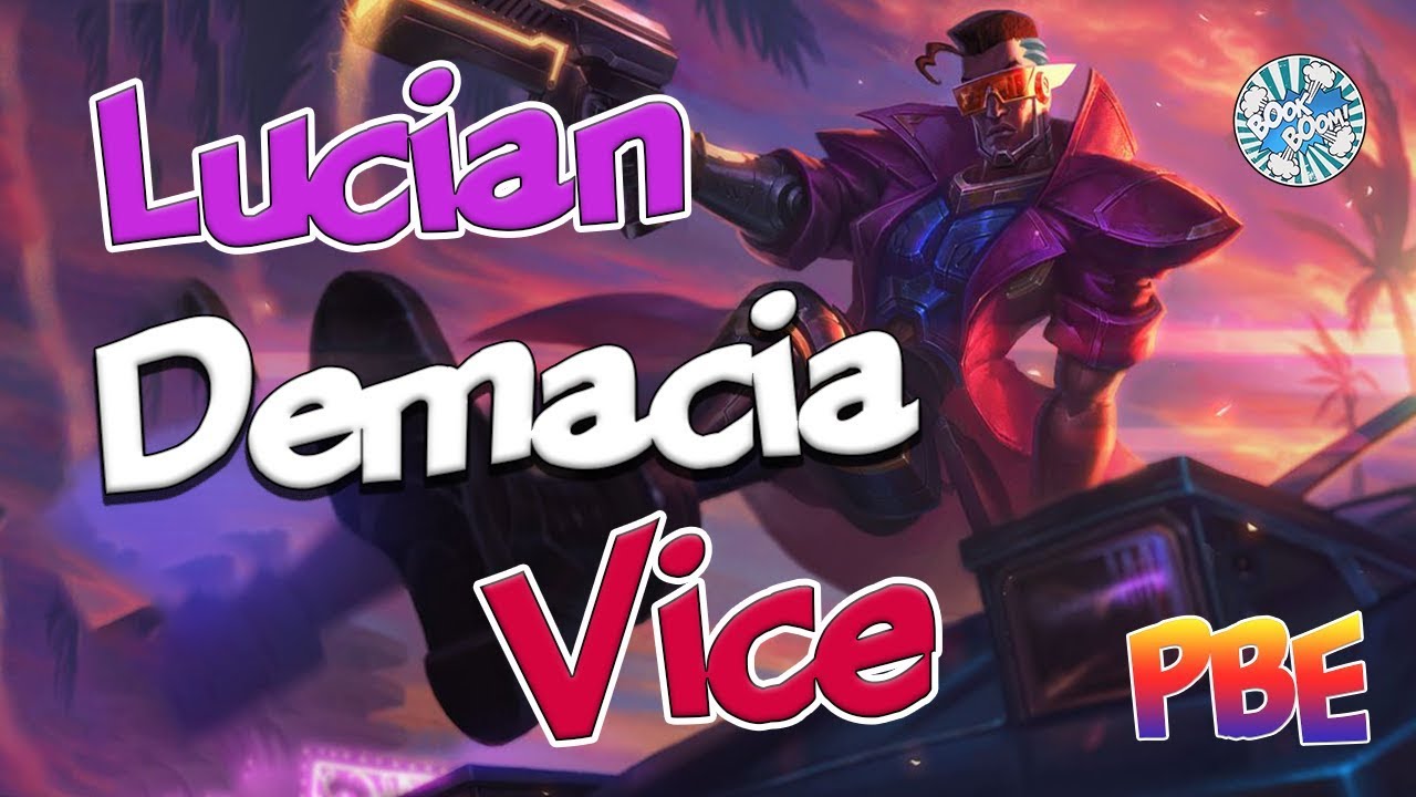 Lucian Demacia Vice | LOL | BOOK BOOM LOL - YouTube