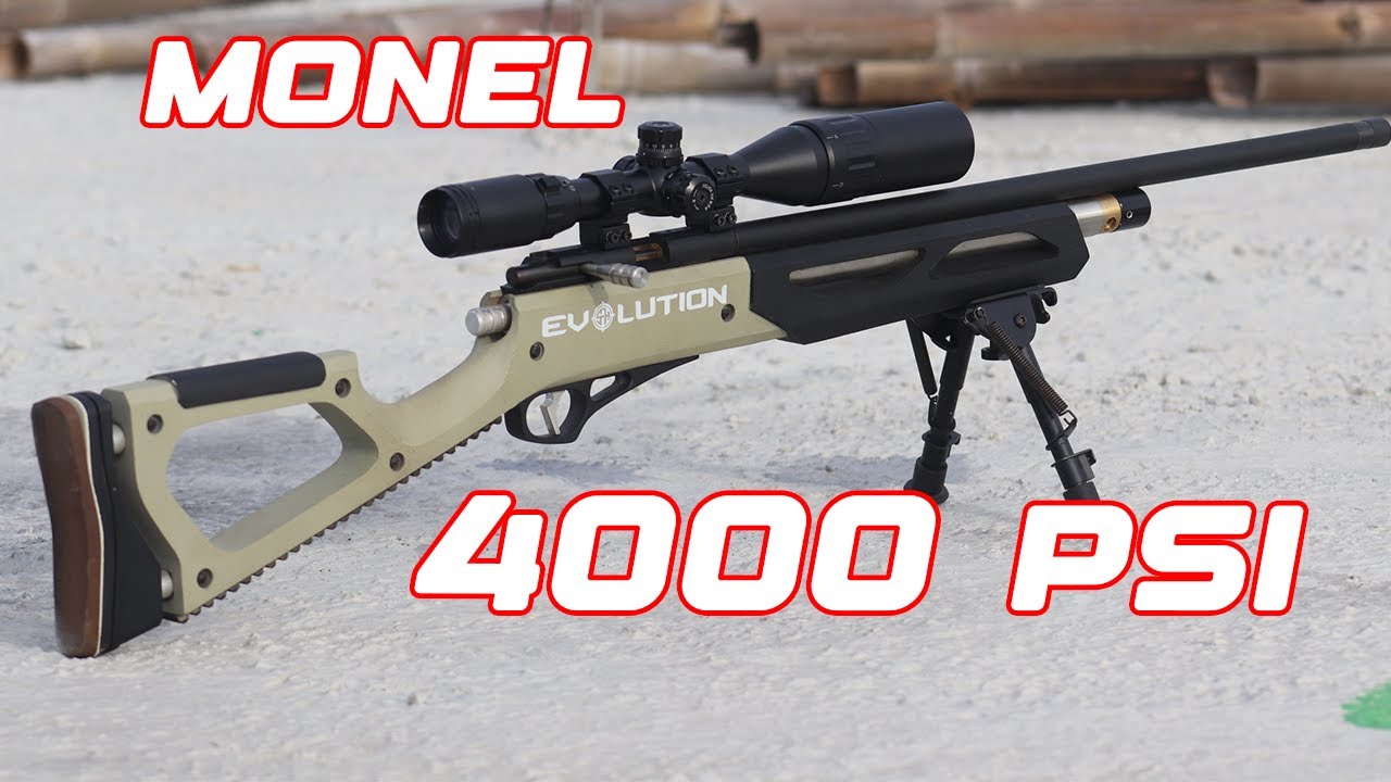 [ TERBAIK ] PCP MONEL BIG GAME EVOLUTION 4000 PSI | TES AKURASI & FPS ...
