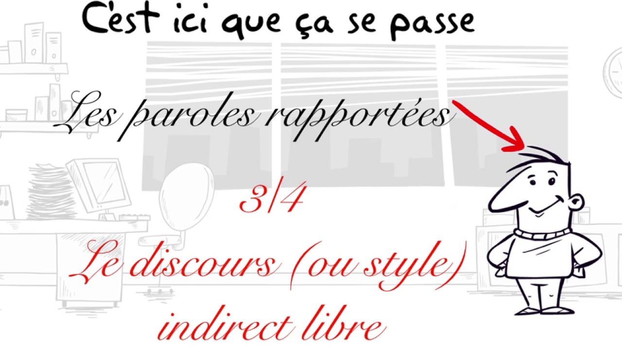 Rapporter des paroles (3/4) : le discours indirect libre - YouTube
