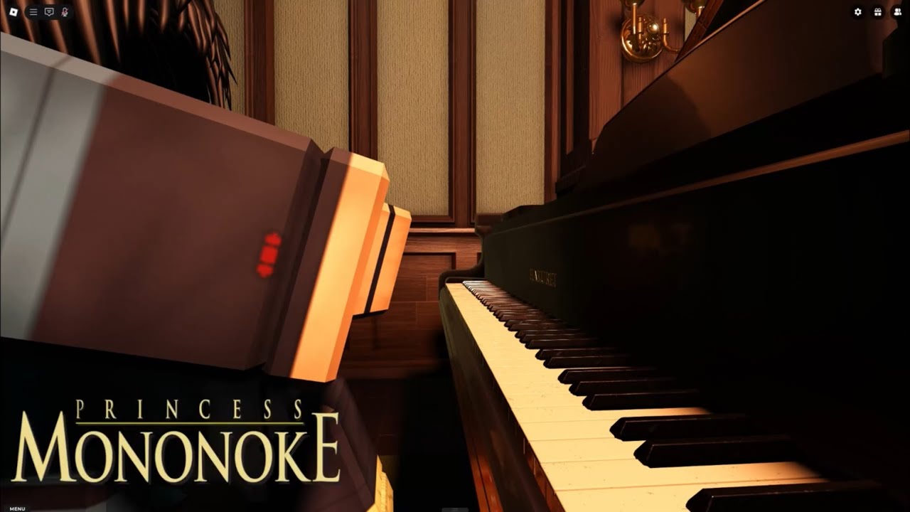Princess Mononoke - ROBLOX PIANO - YouTube