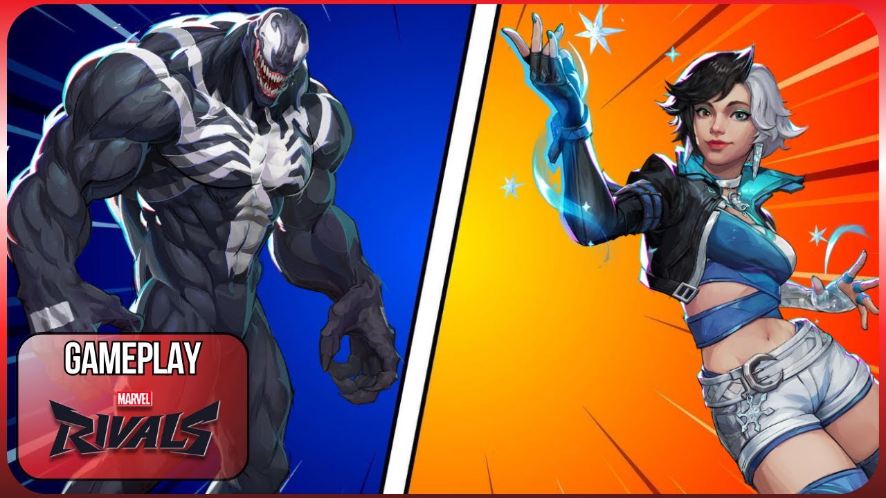 Simbionte e Gelo! VENOM E LUNA SNOW | MARVEL RIVALS - PT-BR e Facecam ...