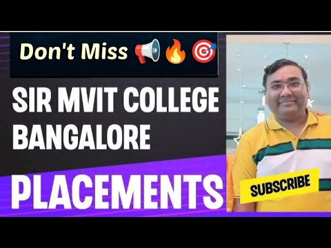 M Visvesvaraya institute of Technology Bangalore| Sir MVIT college ...