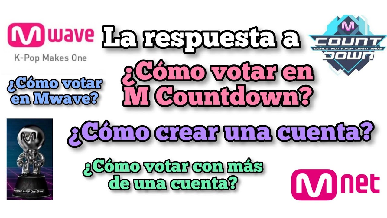 [TUTORIAL] ¿Cómo votar en M! Countdown? (Desde la app Mwave) ^^ - YouTube