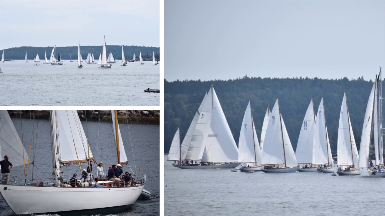 2017 08 Wooden Boat Race in Maine - YouTube