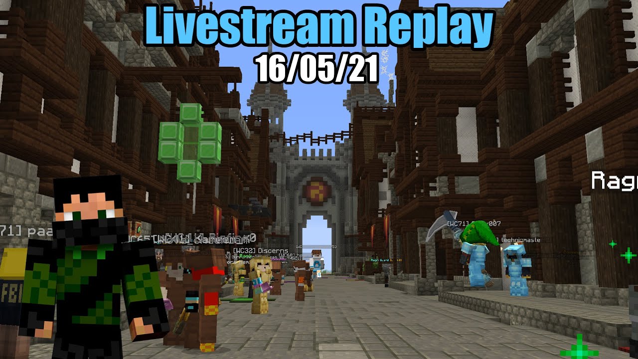 Wynncraft! (Minecraft MMORPG) - Livestream Replay (16/05/21) - YouTube