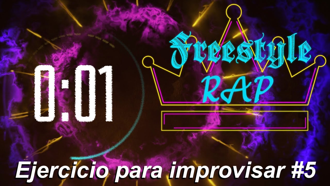 Base de Rap con palabras para IMPROVISAR #5🎇| Ejercicio Entrena Tu ...