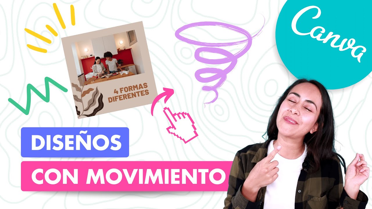 4 Trucos para agregar movimiento a tus diseños en Canva (¡Fácil & Gratis!) - YouTube