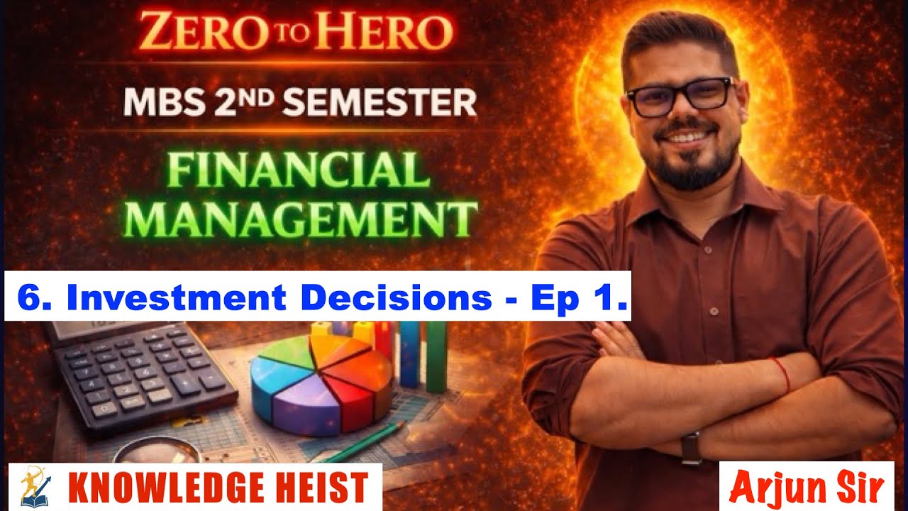 #1 Investment Decision & Capital Budgeting┃Ep 1┃Chapter 6┃Financial ...