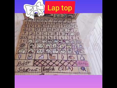 cardboard keyboard - YouTube