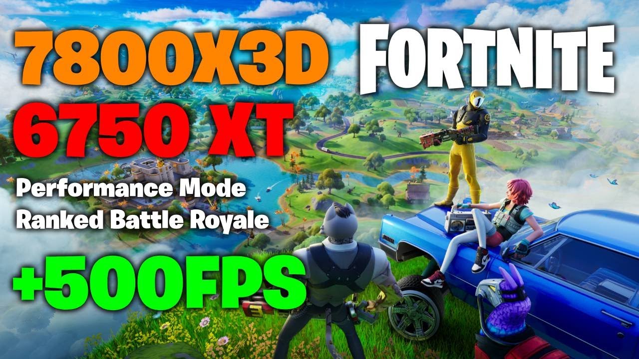 Fortnite Chapter 2 Remix | 7800X3D + 6750 XT | Ranked Battle Royale ...