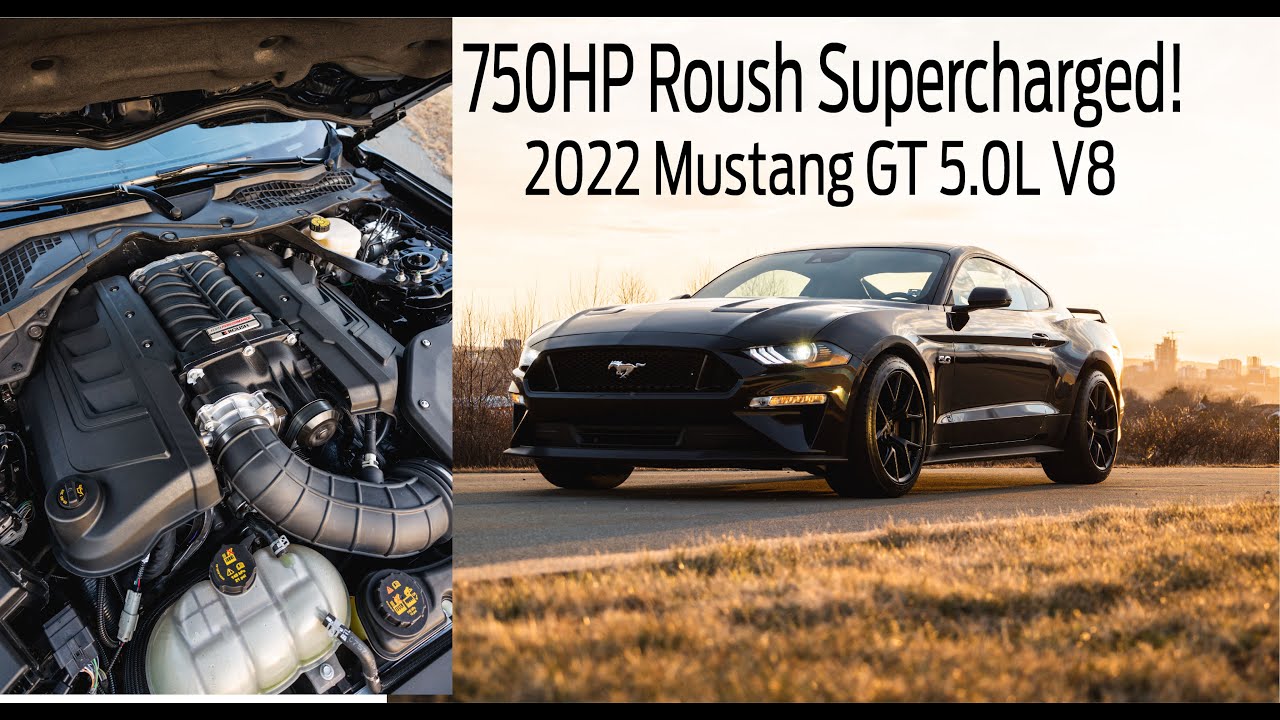 Installing a Roush Supercharger on a 2022 Ford Mustang GT! 750HP! - YouTube