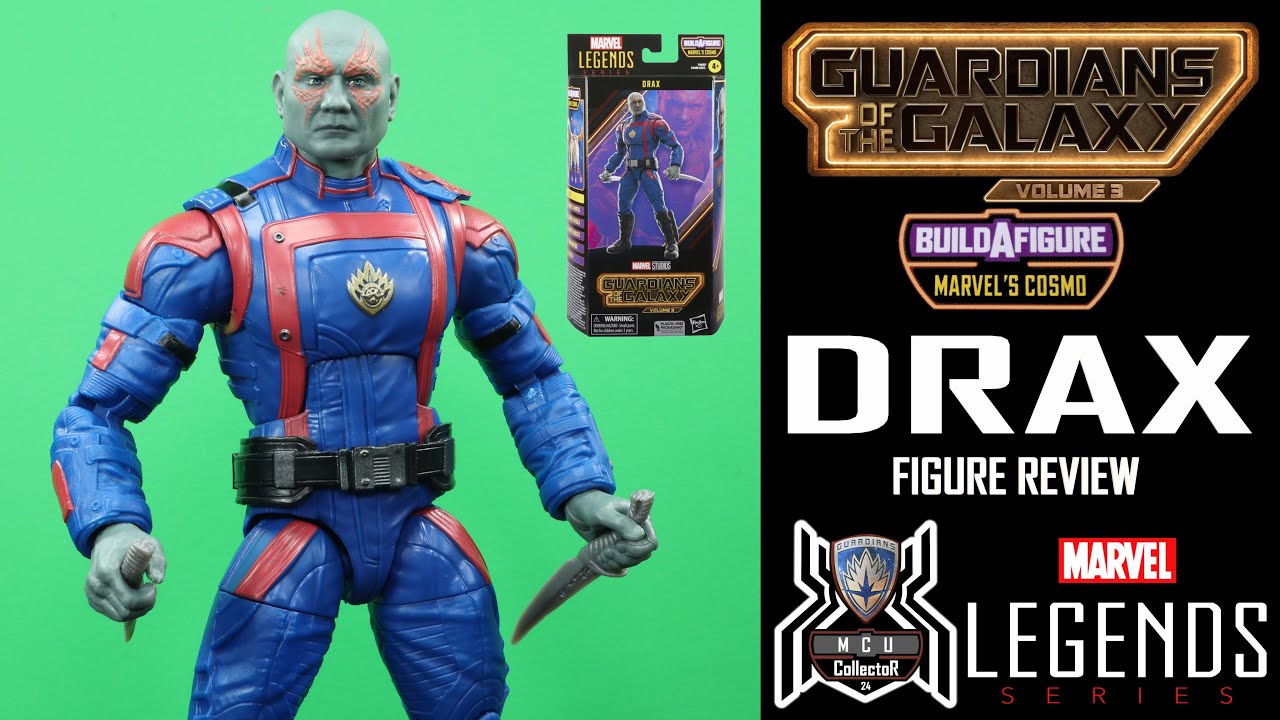 Marvel Legends DRAX Guardians of the Galaxy Vol 3 Cosmo BAF Wave MCU ...