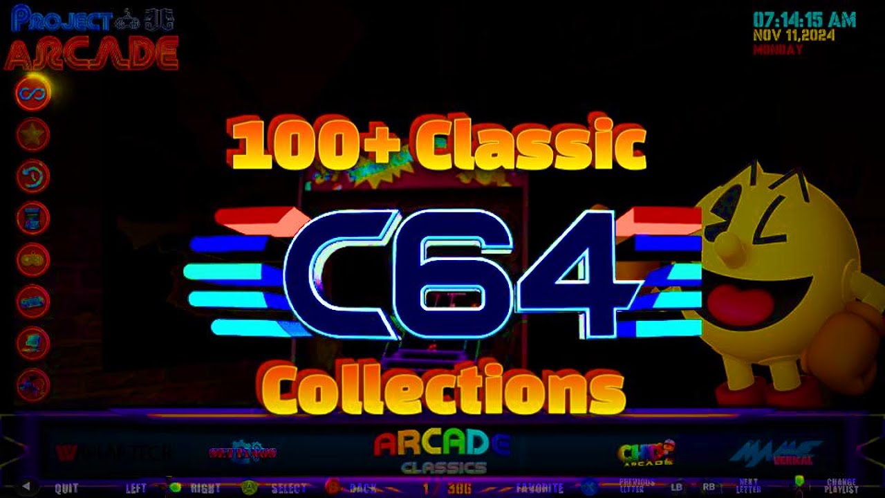 100+ Commodore 64 Classic Games Collection | Project Arcade | RetroFE ...