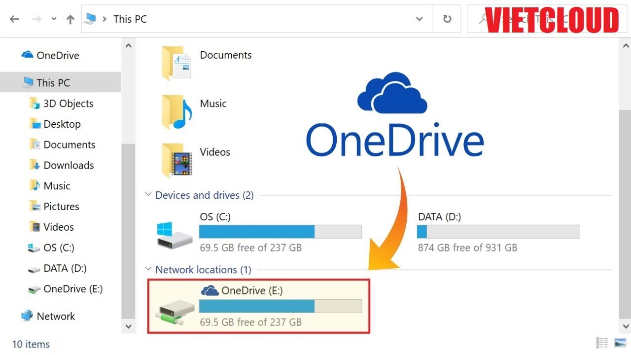 12. Map OneDrive thành ổ đĩa trên Windows 10 - YouTube
