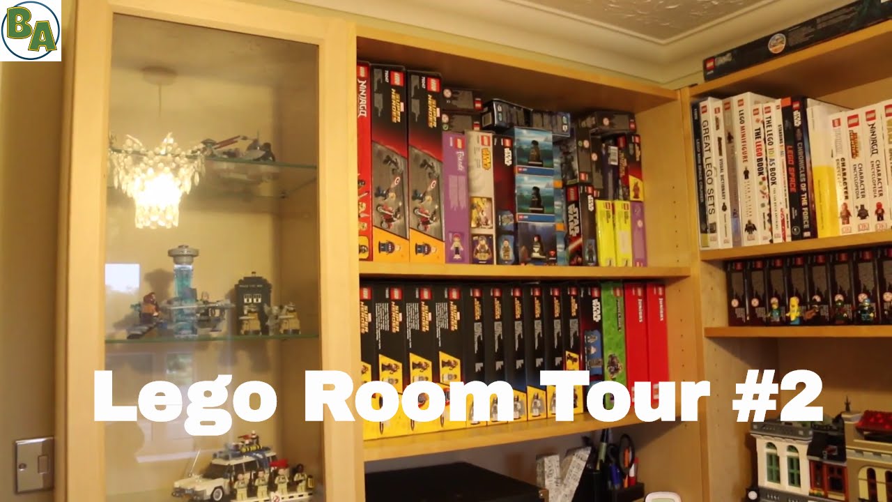 Lego Room Tour #2 - Temporary Lego Room and new Lego Room Foundations ...