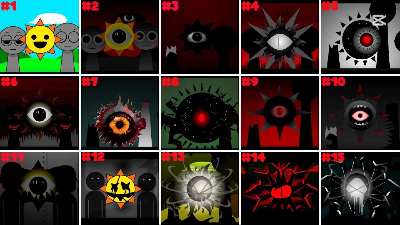 NEW MIX All Incredibox Sprunki OREN RED SUN #sprunki #incrediboxsprunki ...