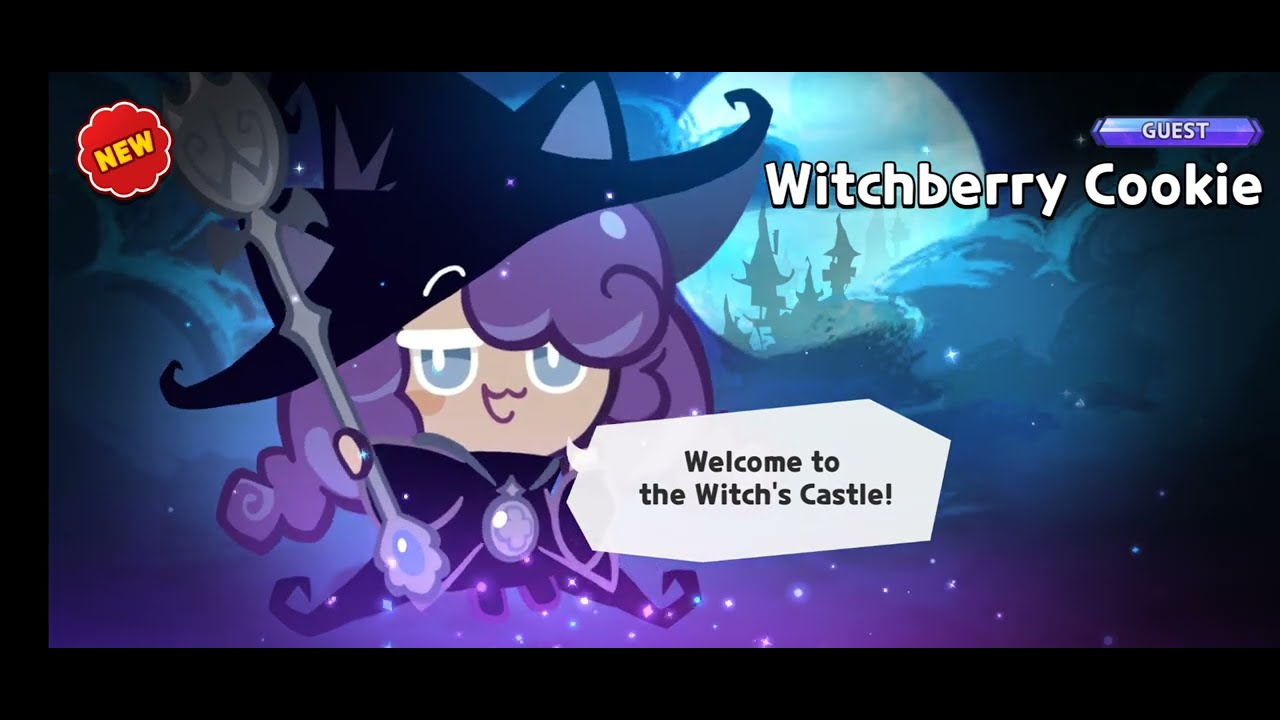 Witchberry Cookie, Witch's Castle Design & Background (Event Launch ...