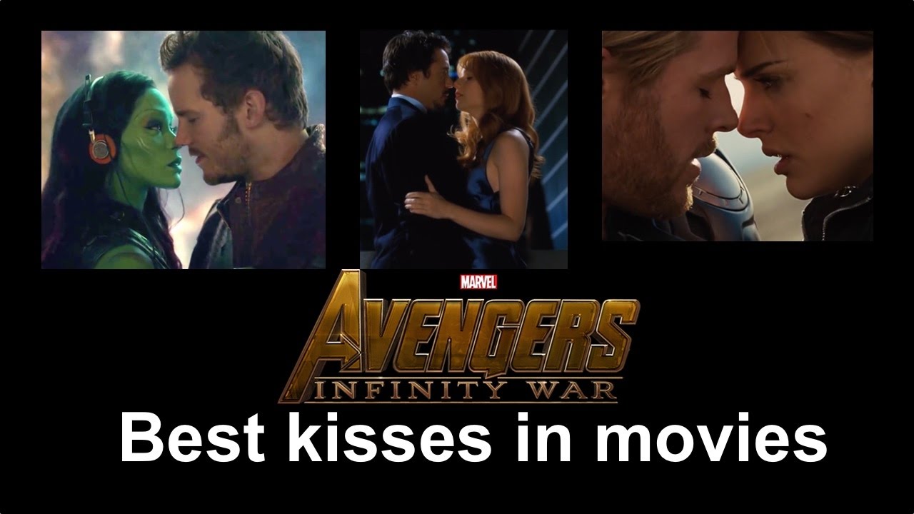 Best kisses of avengers in movies - YouTube