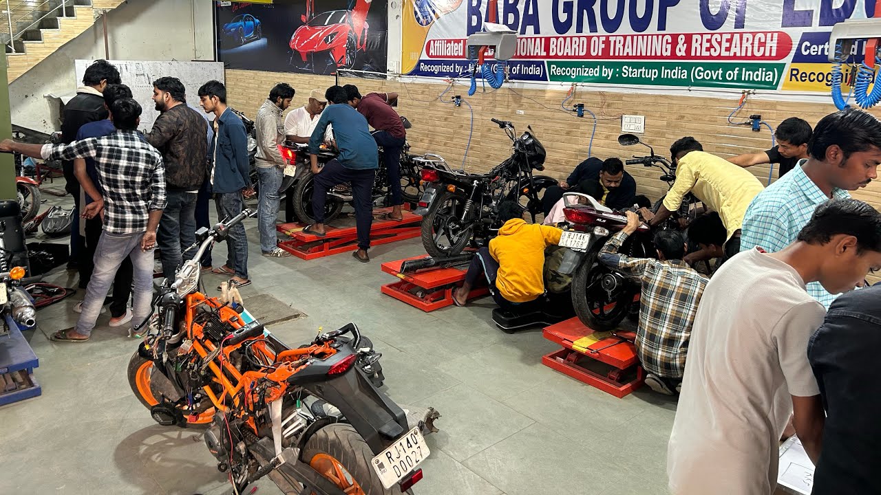 Bike Mechanic Training // 100 CC to 390Cc All Bike Training // 3 to 4 ...