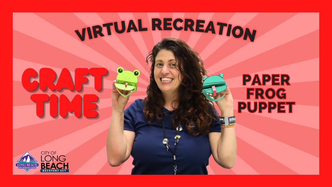 Craft Time - Paper Frog Puppet - YouTube