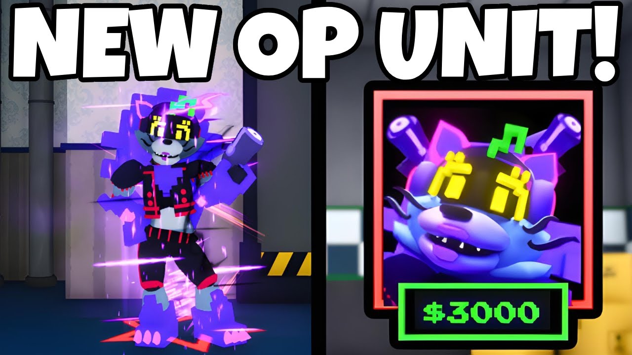 NEW CYBER POLICE ROXY UNIT IS CRAZY OP in Roblox Five Nights TD (FNTD) - YouTube