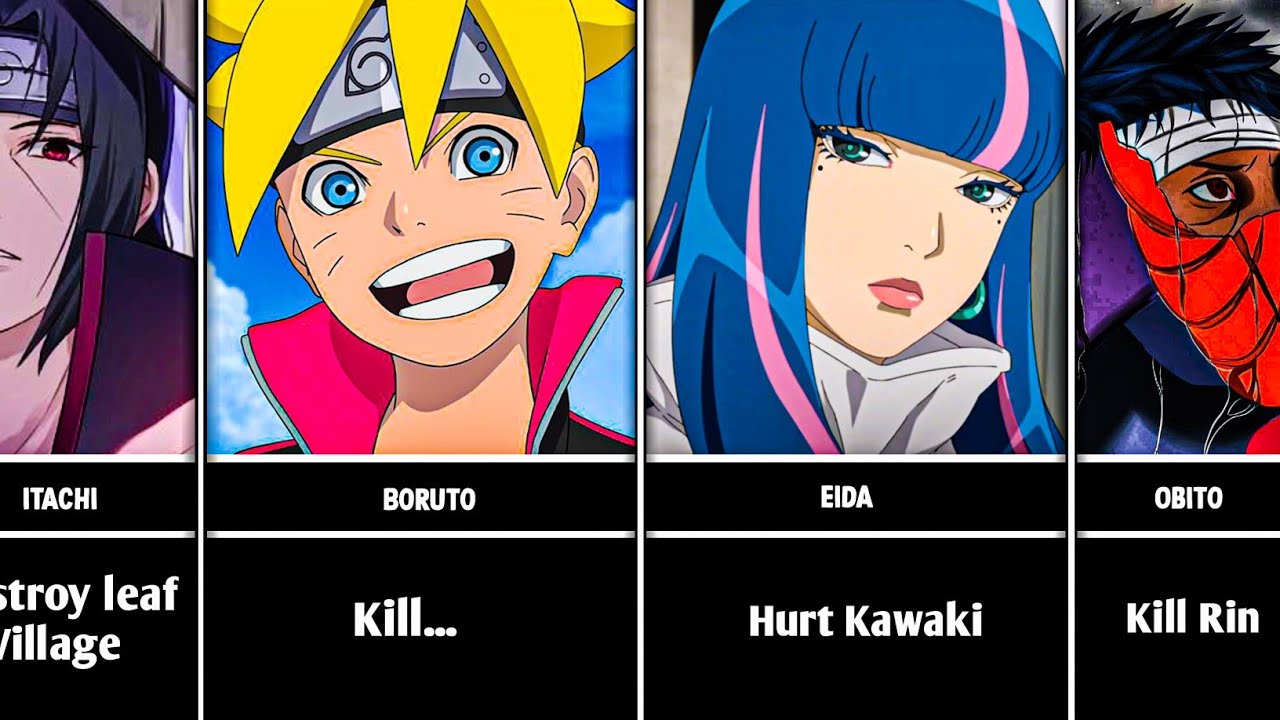 How to make Naruto/Boruto Characters Evil - YouTube