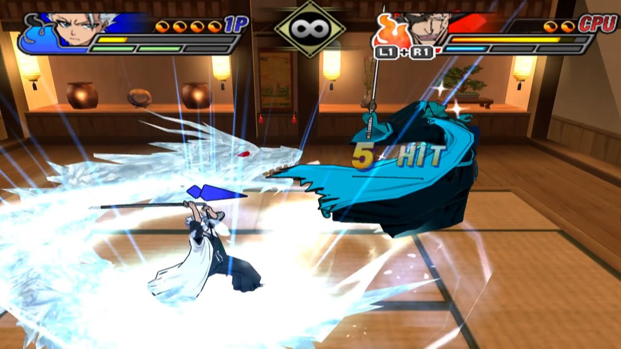 Toshiro Hitsugaya Vs Zaraki Kenpachi! Bleach Blade Battlers 2nd (HD ...