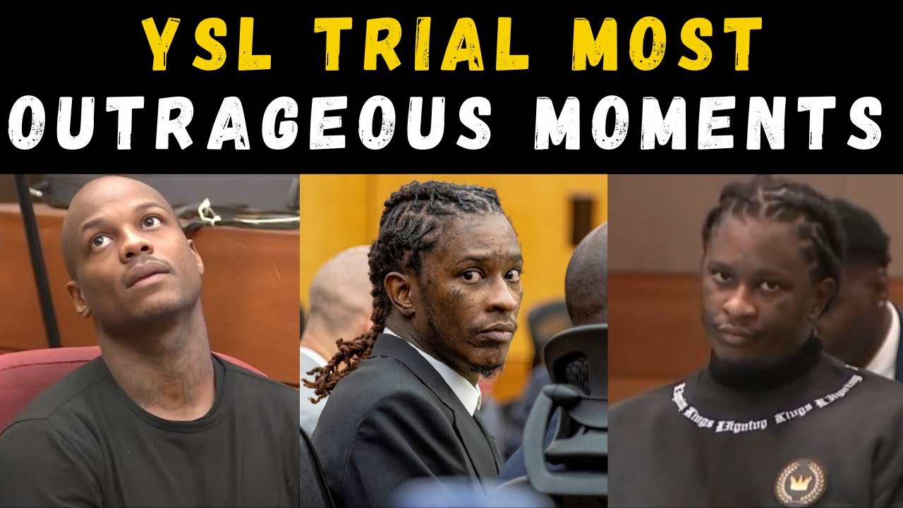 Young Thug YSL TRIAL MOST OUTRAGEOUS MOMENTS - YouTube