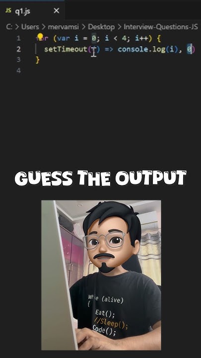 What Is The Output Interview Question 1 Javascript Coding Shorts Viral Youtube