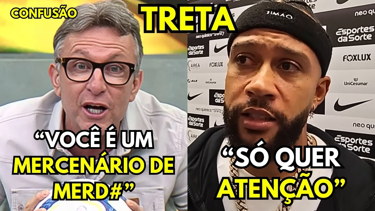 TRETA! CONFUSÃO ENTRE CRAQUE NETO E MEMPHIS DEPAY VAI ACABAR NO ...