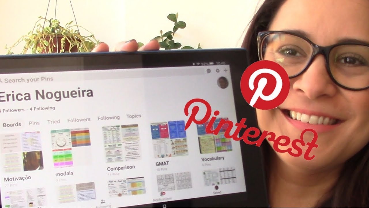 Pinterest para aprender inglês - YouTube
