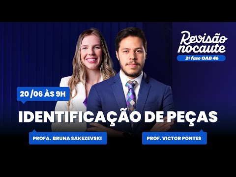 Direito Penal - Identificação de Peças - Revisão Nocaute OAB | 2ª Fase 46 Exame de Ordem