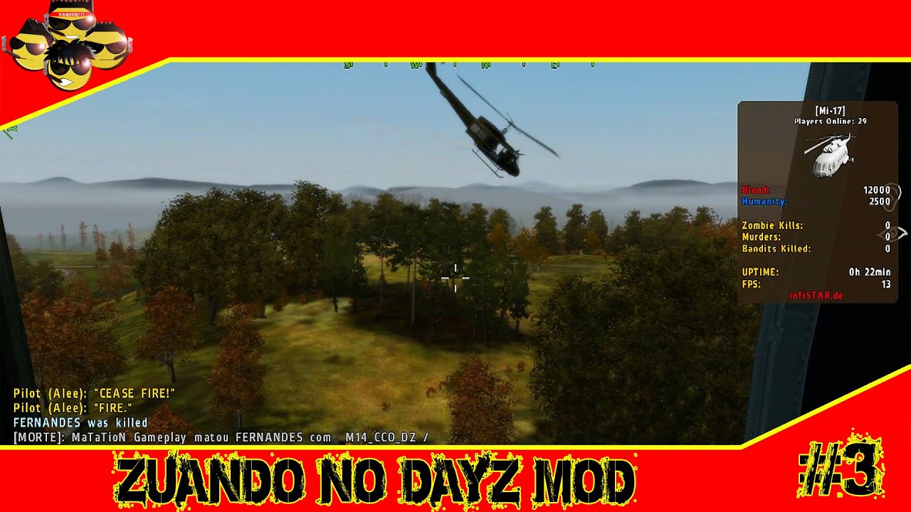 Zuando no DayZ Mod #3 - Como pilotar um Helicóptero - YouTube