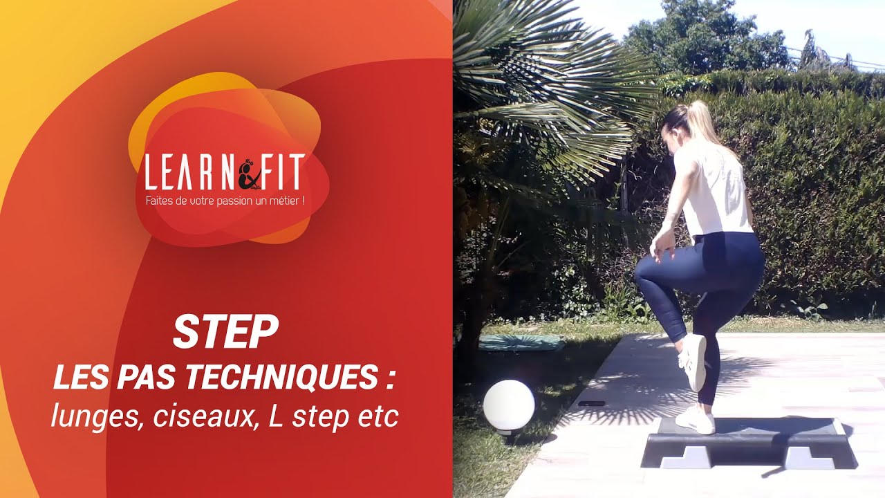 Step - Les pas techniques : lunges, ciseaux, L step etc - YouTube