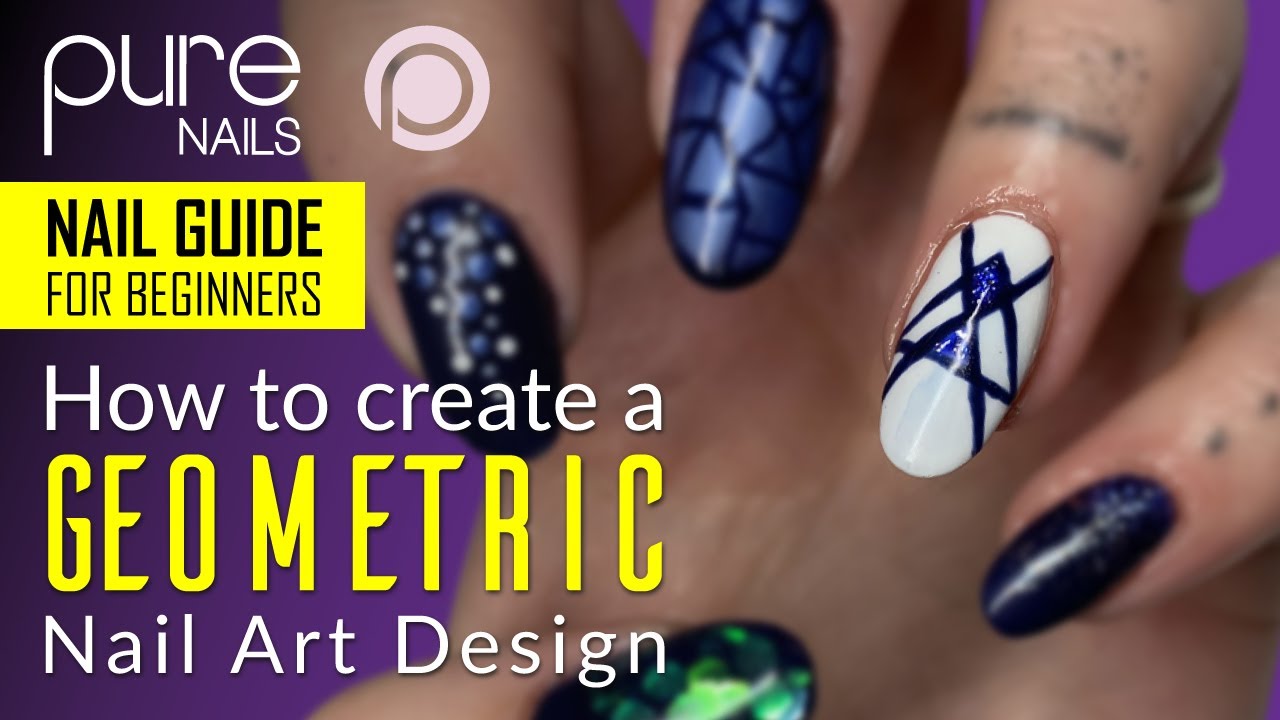 Nail Guide for Beginners – How to create a Geometric Nail Art Design ...