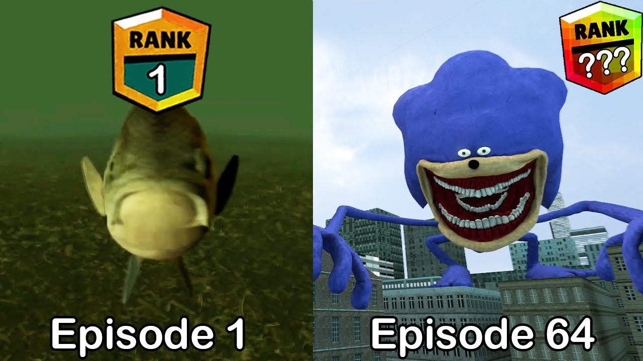 Brawl Stars Rank Up Skibidi The Fish 1 - 64 | Shin Sonic Tapes (Episode ...