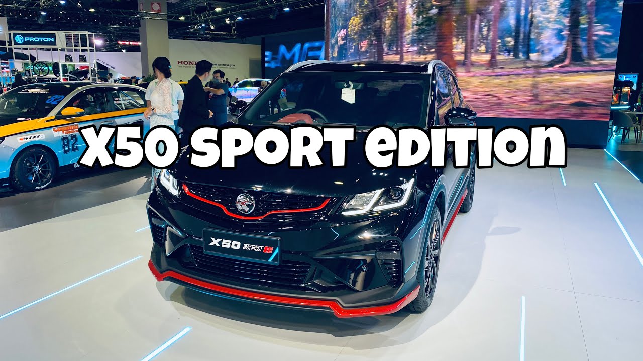 PROTON X50 SPORT EDITION : GABUNGAN HITAM & MERAH - YouTube