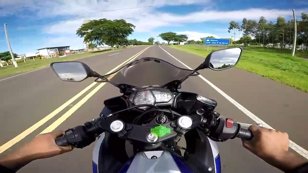 Top speed Yamaha R3 - YouTube