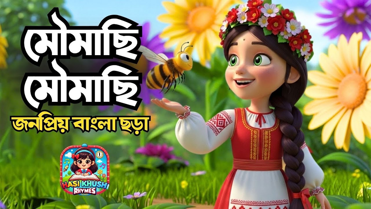 মৌমাছি মৌমাছি | Moumachi Moumachi | Bengali Rhymes collection For kids ...
