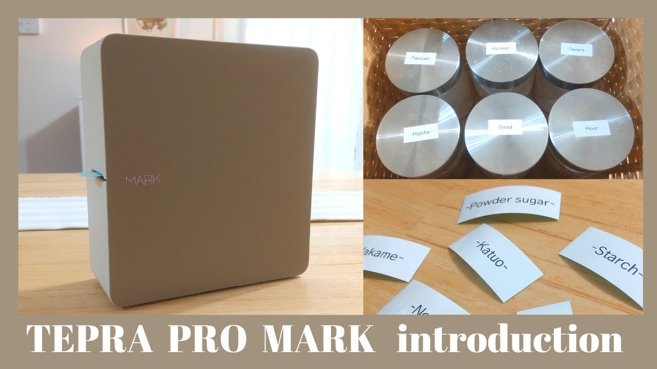 コンパクトでおしゃれなテプラを紹介🖨️ /テプラ PRO MARK/スマホを使って作るテプラ📱/TEPRA PRO MARK ...