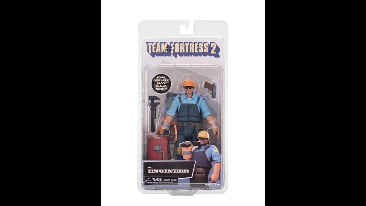 TF2 Engineer NECA Figure Review - YouTube