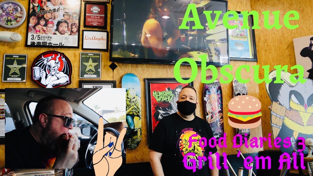 Grill 'em All - Heavy Metal Burgers - Avenue Obscura Food Diaries EP3 ...