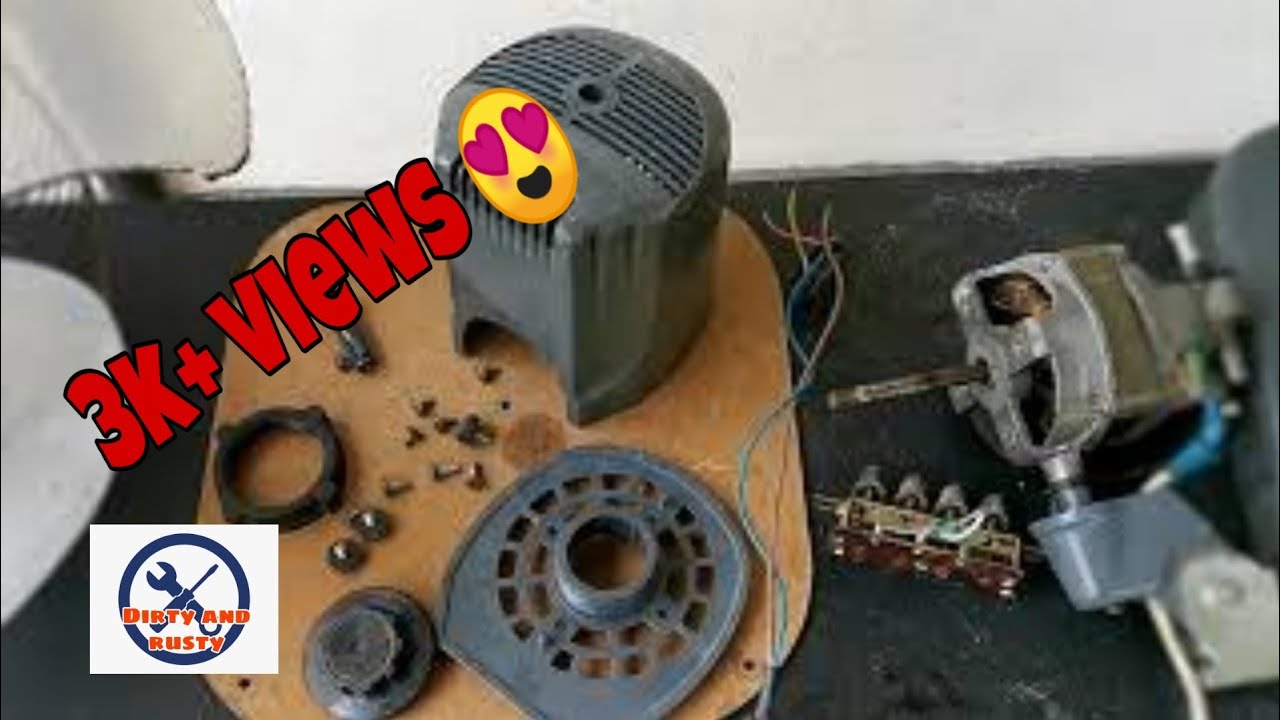 Restoration Old rusty table fan |Restore electric fan - YouTube