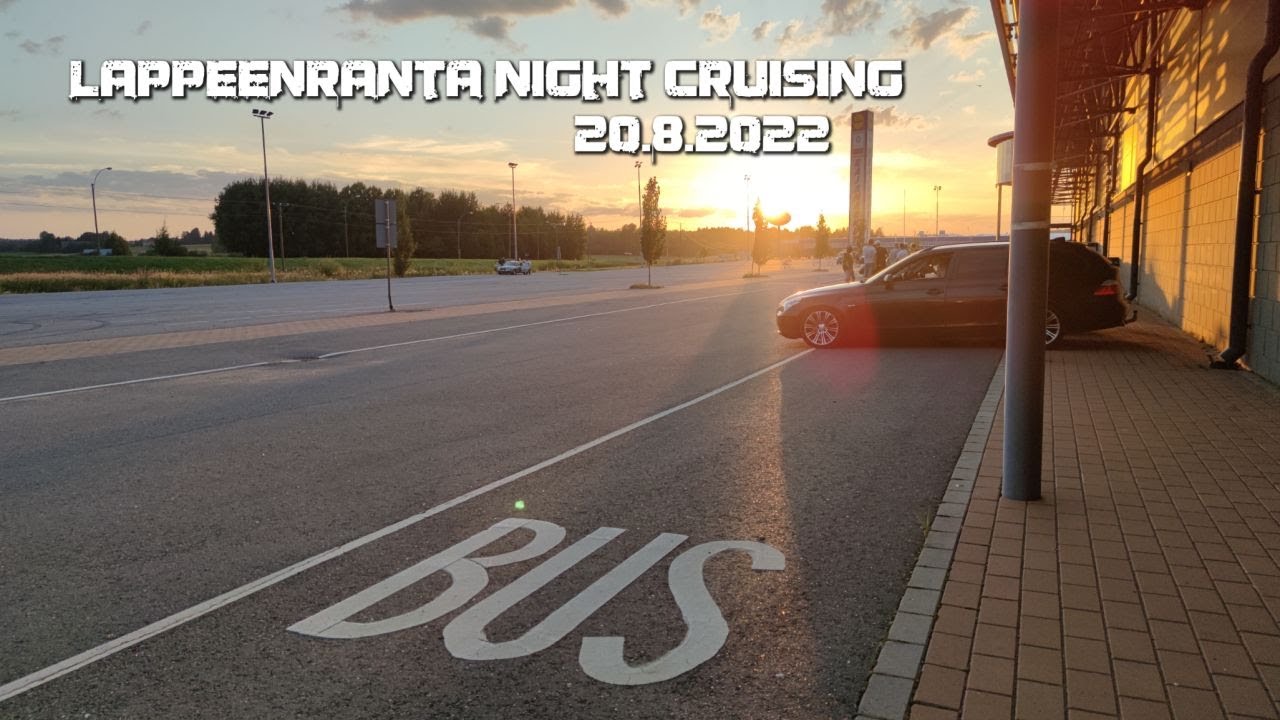 Lappeenranta Night Cruising 20.8.2022 - Burnouts - YouTube