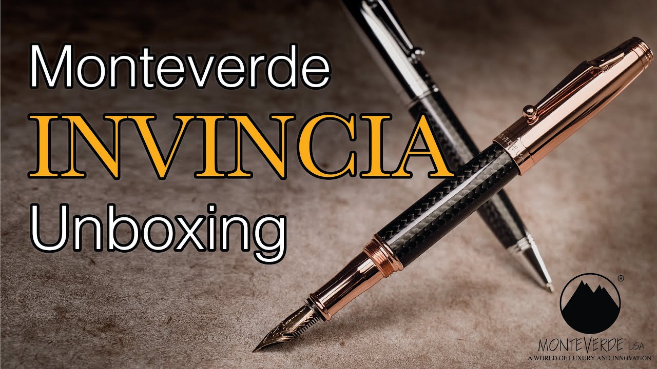 Monteverde Invincia Unboxing - YouTube